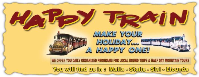 Happy Train Sightseeing Tours in Stalis, Malia, Crete